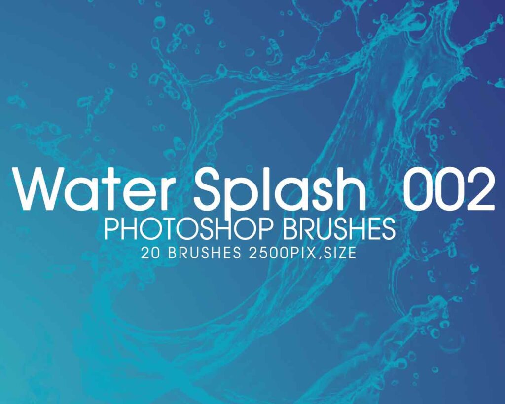 Water Splash photoshop Brushes abr. [Vol.2] » BC Creation