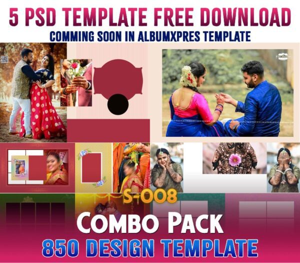 Half saree PSD design free download 2022 V-008 » BC Creation