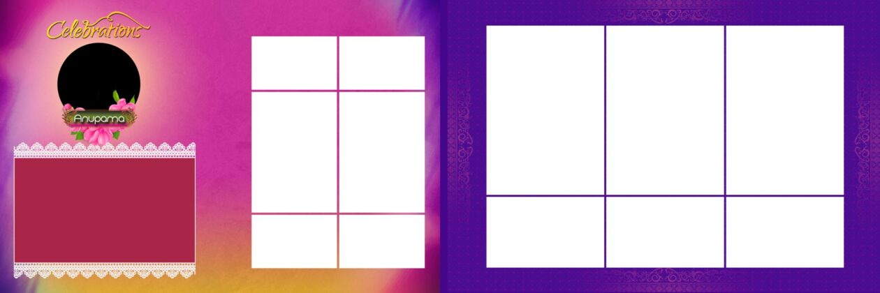half saree album design 12x36 psd free download V017 » BC Creation